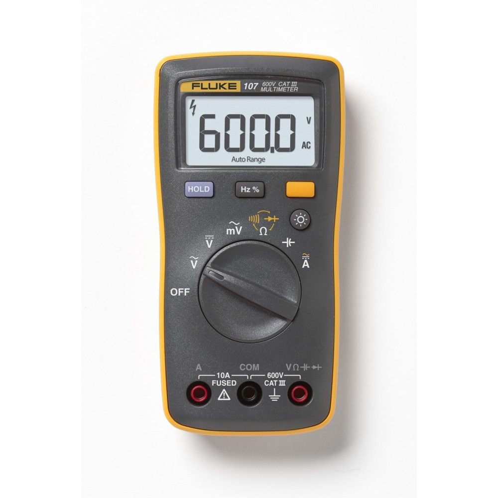 Fluke 107 Digital Multimeter – Palm-Sized, Professional & Reliable