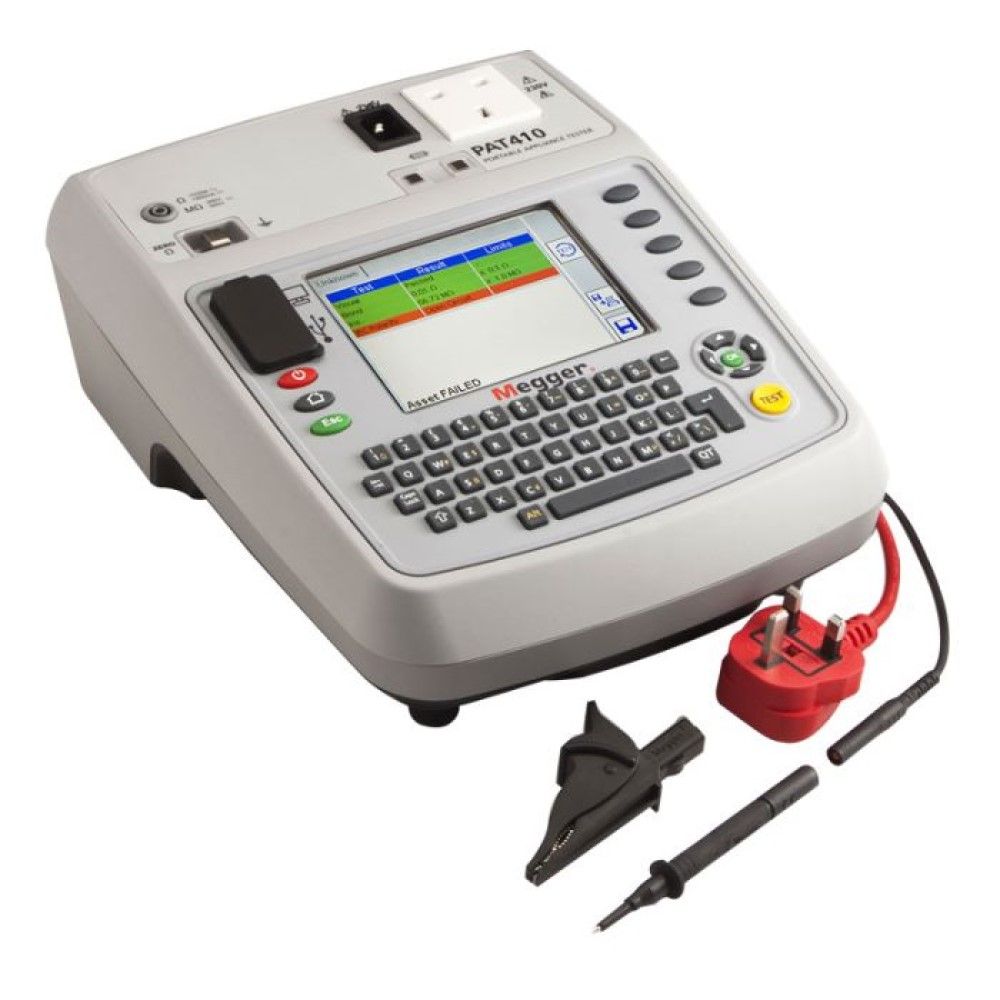 Megger PAT410 Downloading PAT Tester