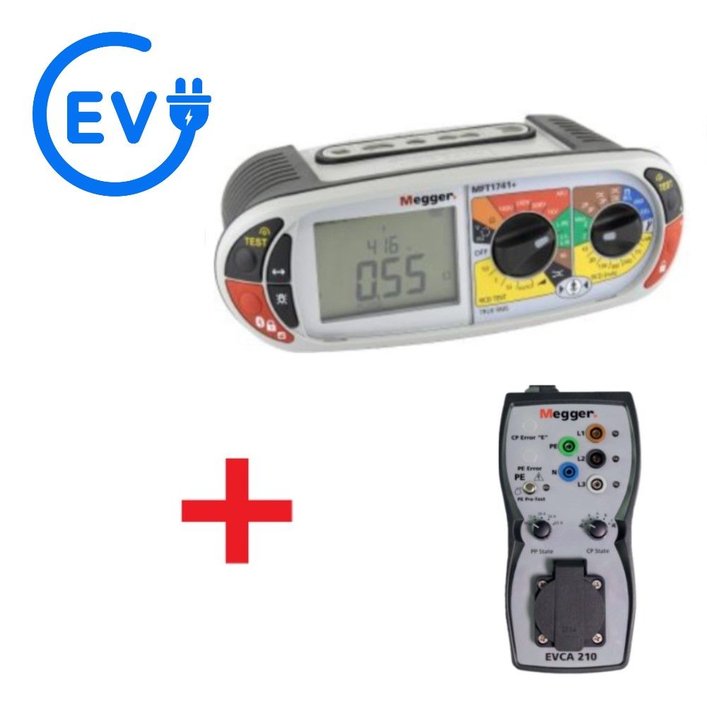 Megger MFT1741+ MFT with EV Charge-point Test Adaptor